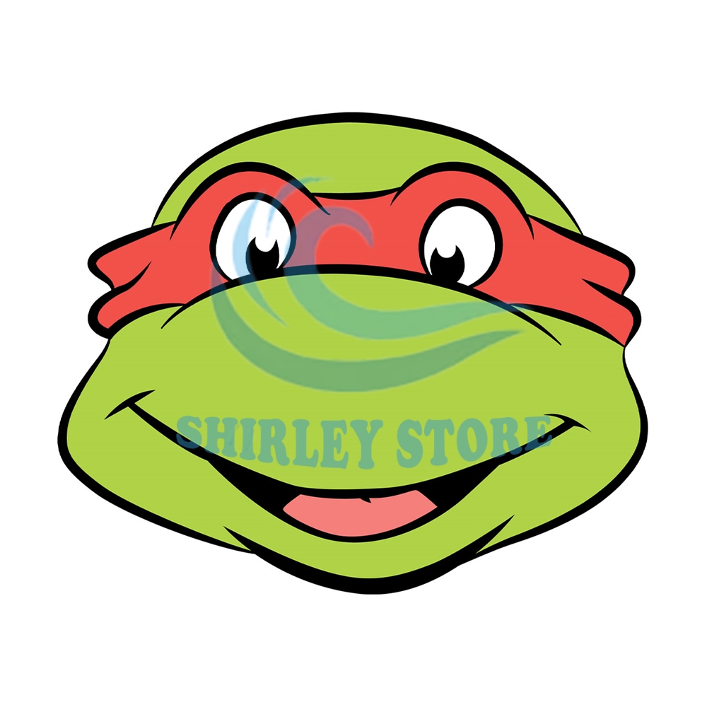 Raphael Ninja Turtle Head SVG | Inspire Uplift