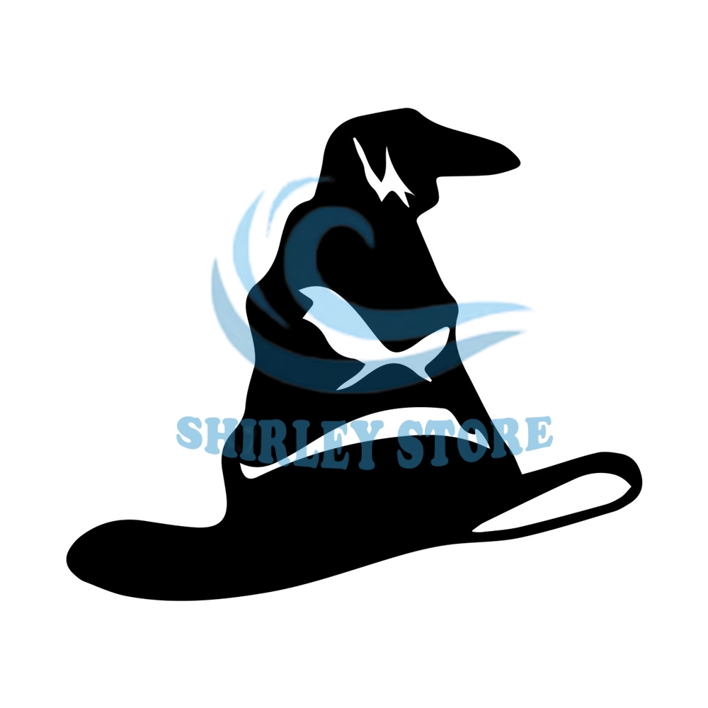 Harry Potter Sorting Wizard Hat SVG Silhouette Vector | Inspire Uplift