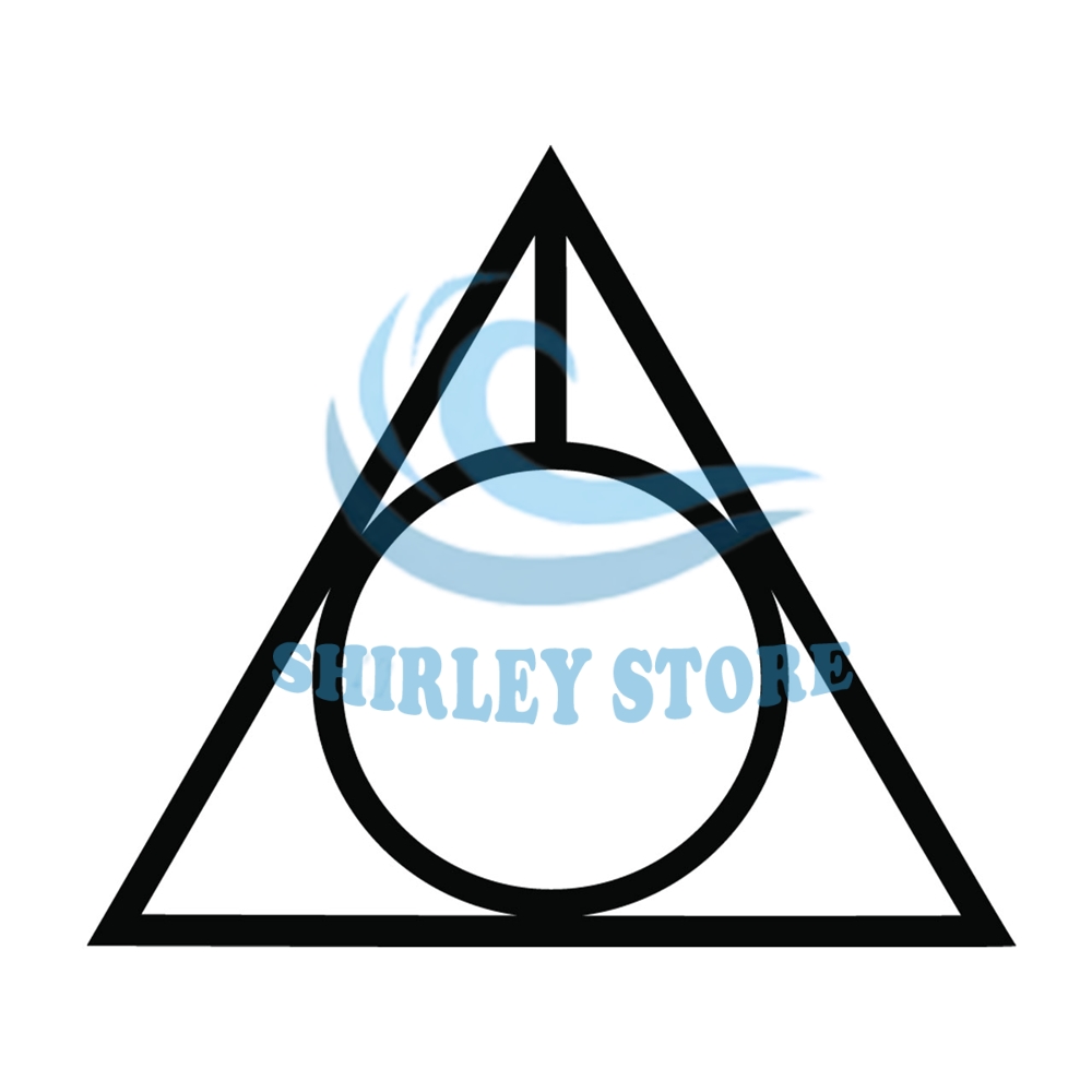 Deathly Hallows Symbol Harry Potter SVG Vector | Inspire Uplift