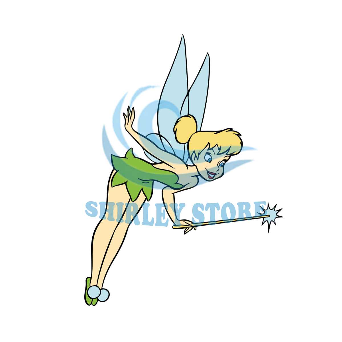 Tinkerbell svg cut file, tinkerbell silhouette svg, tinkerbe | Inspire ...