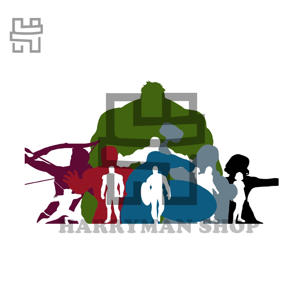 Marvel Avengers Superhero SVG Vector | Inspire Uplift