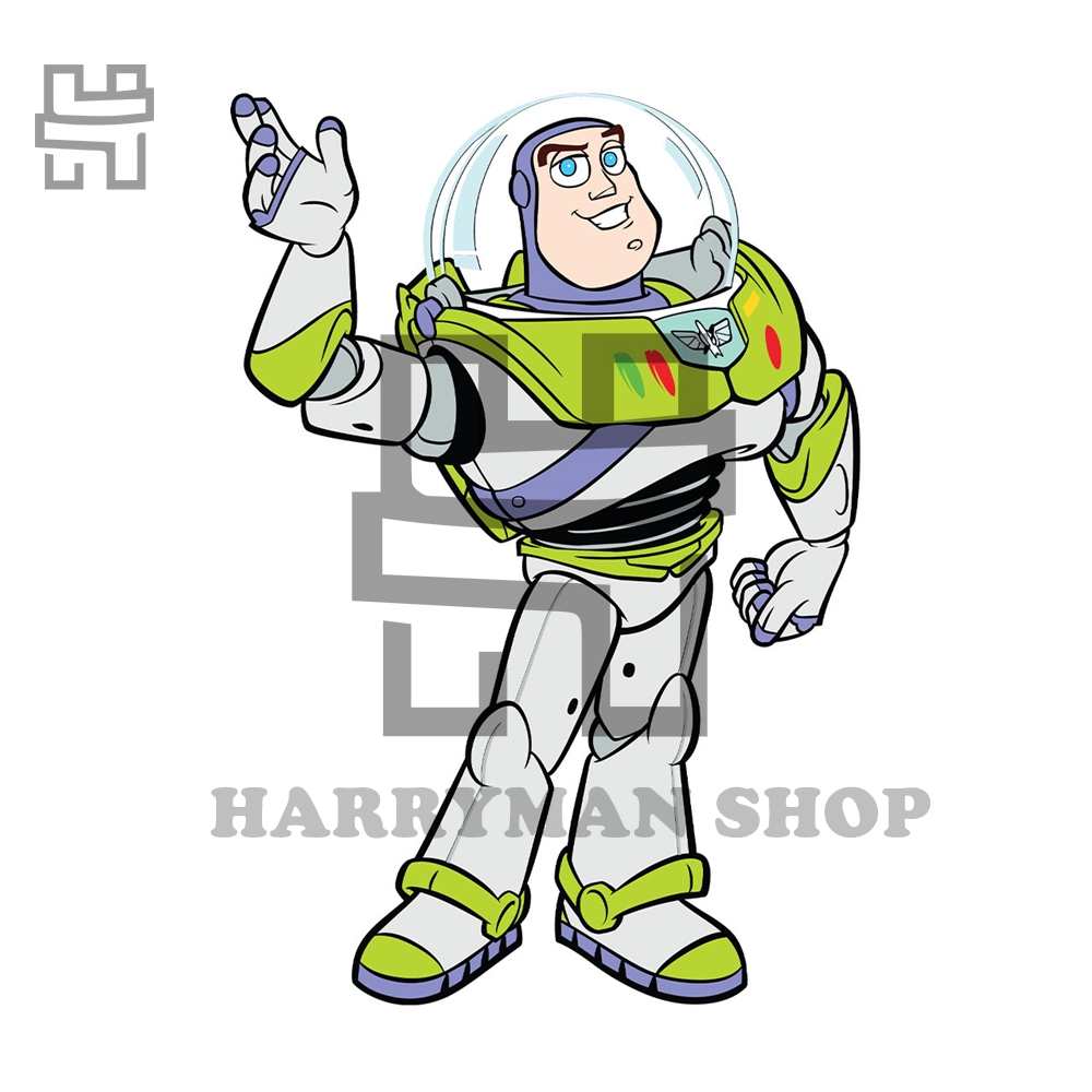 Buzz Lightyear Disney Cartoon Toy Story SVG Clipart | Inspire Uplift