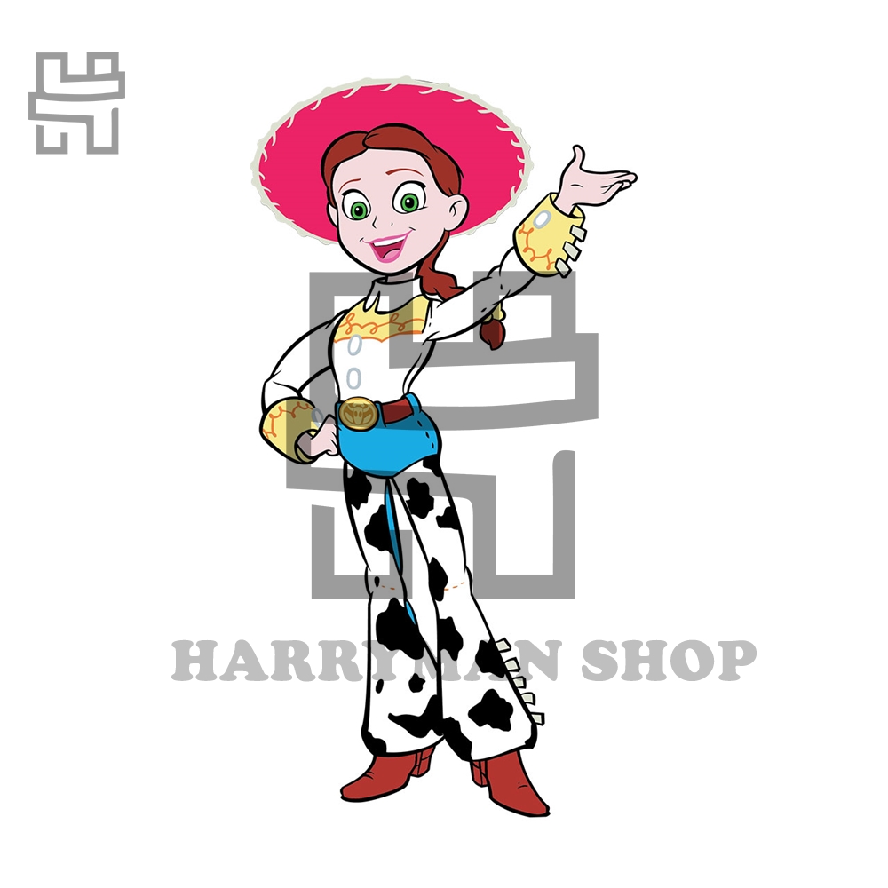 Cowgirl Jessie Toy Story Disney Pixal Cartoon SVG Vector | Inspire Uplift