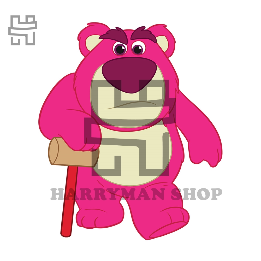 Disney Character Toy Story Cartoon Lotso Hugging Bear Vector | Inspire ...
