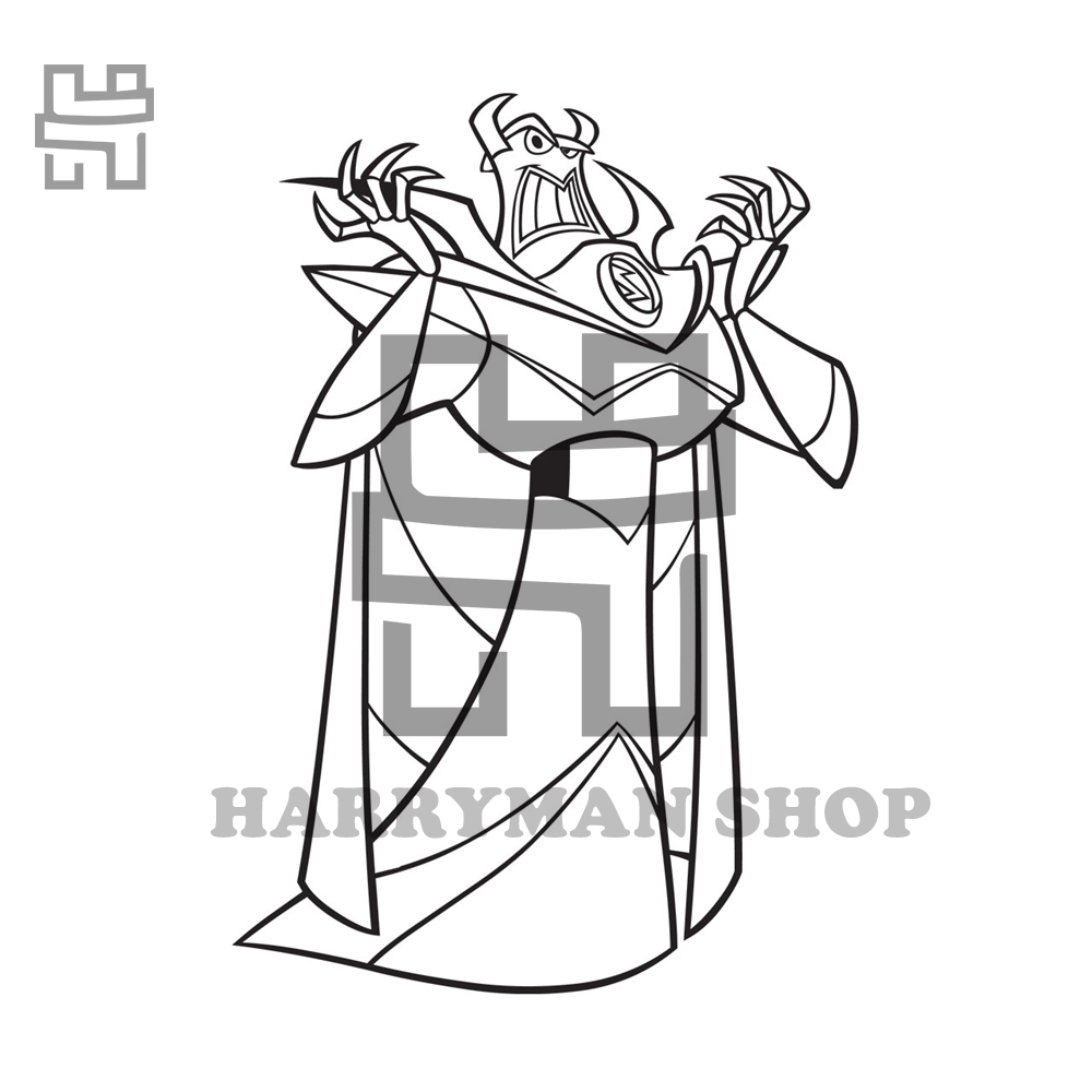 Disney Cartoon Toy Story Character Angry Evil Emperor Zurg T - Inspire ...