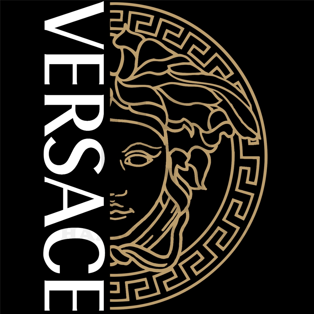 Versace White Logo SVG, Italy Versace Logo SVG, Versace SVG, | Inspire ...