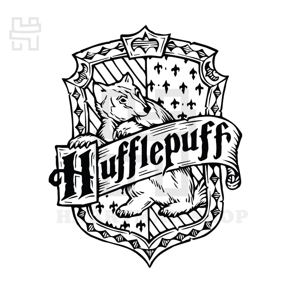 Hufflepuff Logo Quidditch Champions SVG Cutting Files - Inspire Uplift
