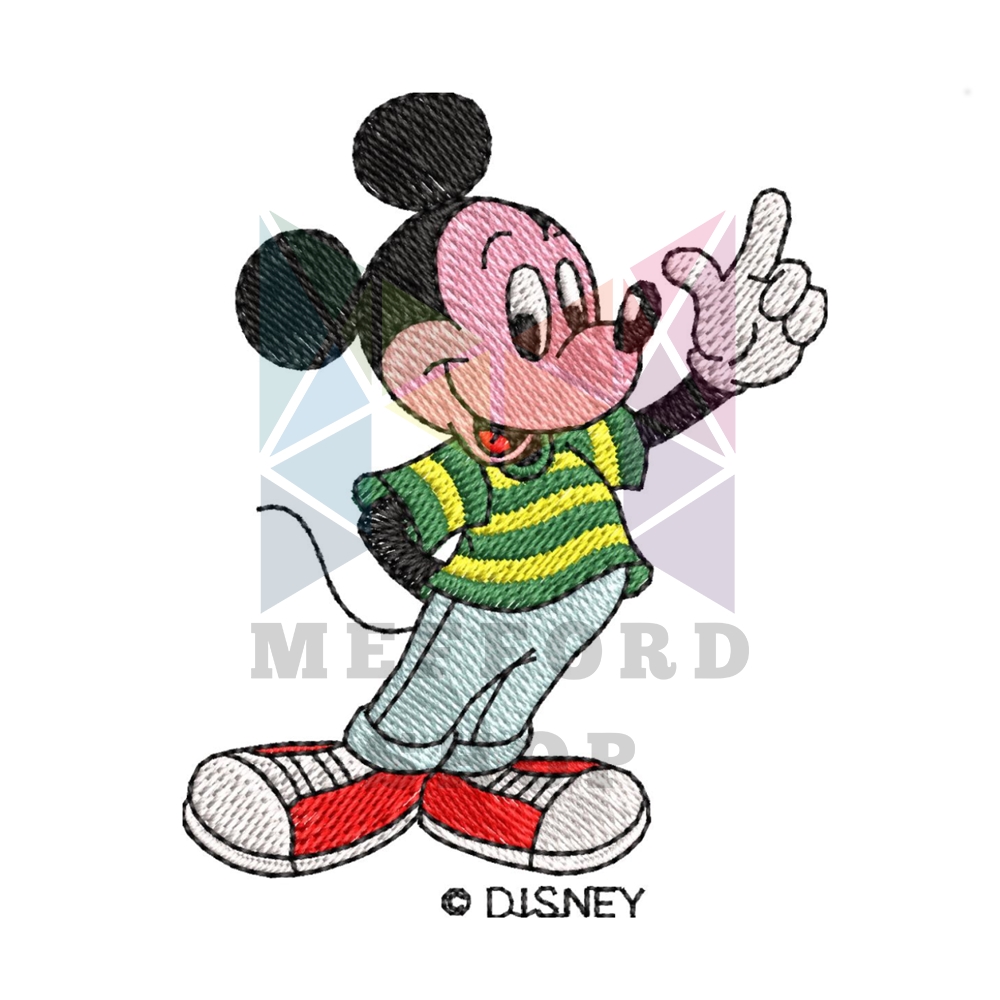 Mickey Mouse Disney Movie Embroidery Design Png | Inspire Uplift