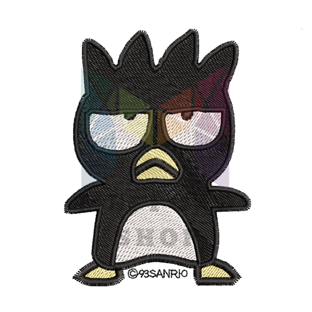 Sanrio Badtz Maru Penguin Embroidery png | Inspire Uplift
