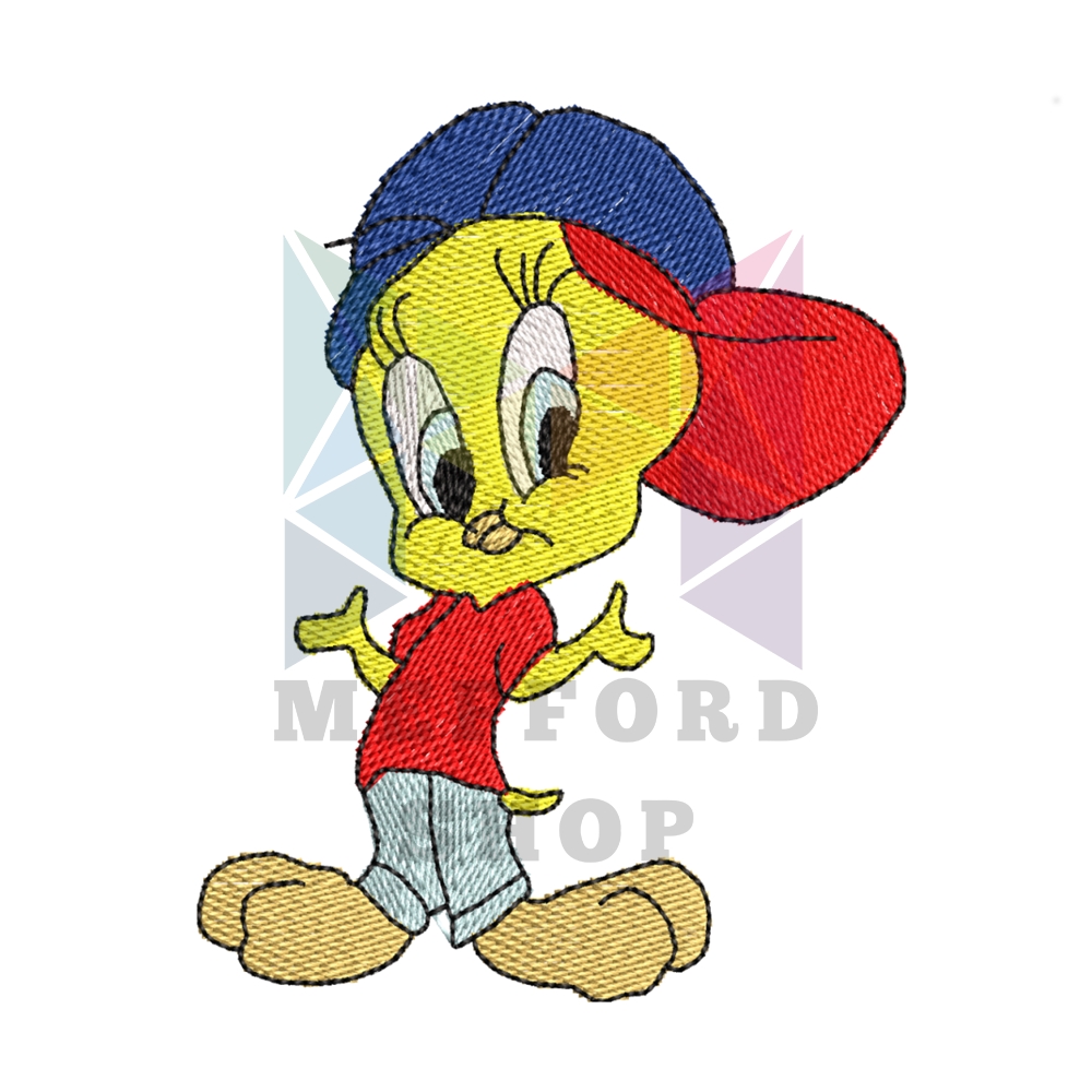 Comment Dessiner Le Gangster Tweety Bird Coloriages De Titi Et