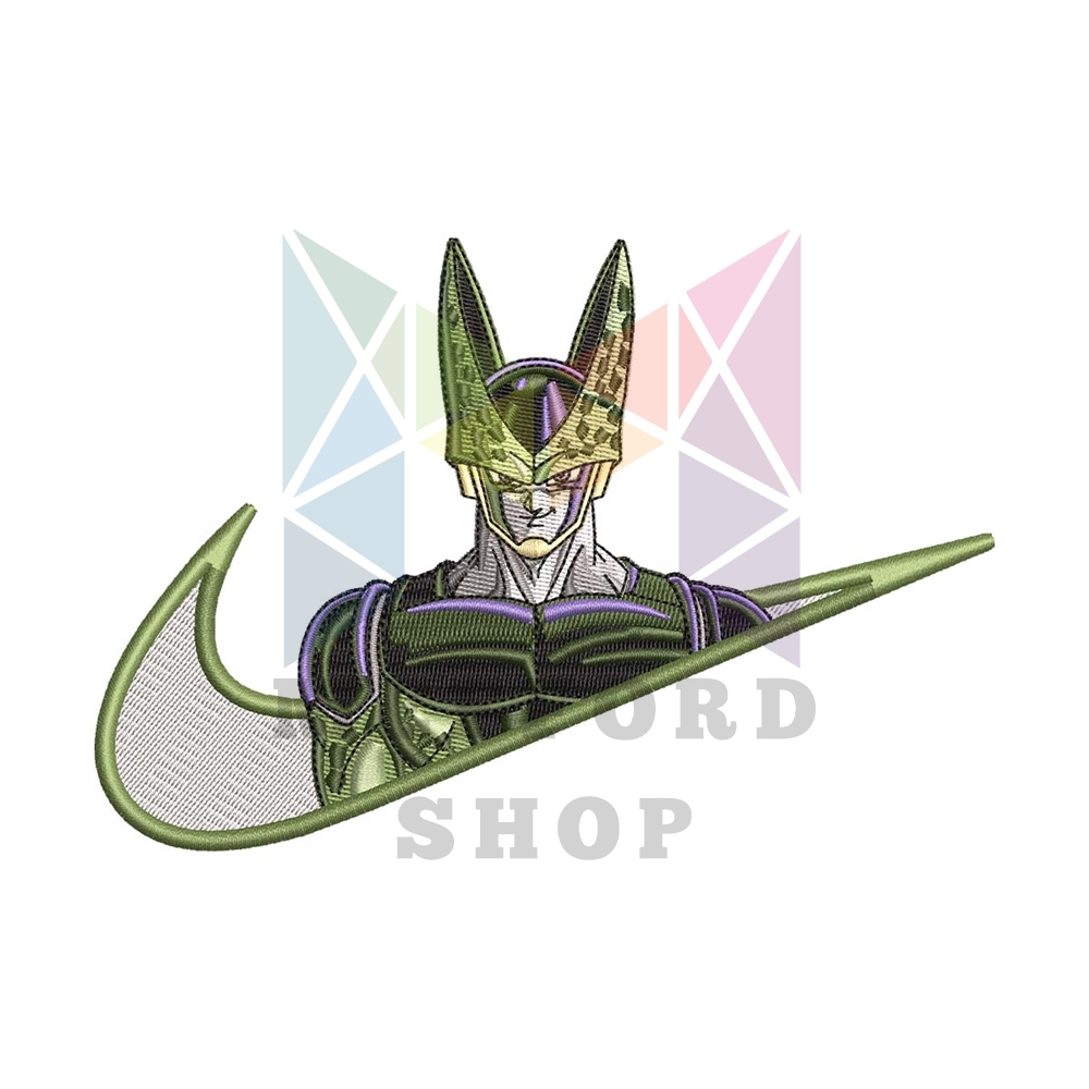 Dragon Ball Z Perfect Cell Embroidery File Png | Inspire Uplift