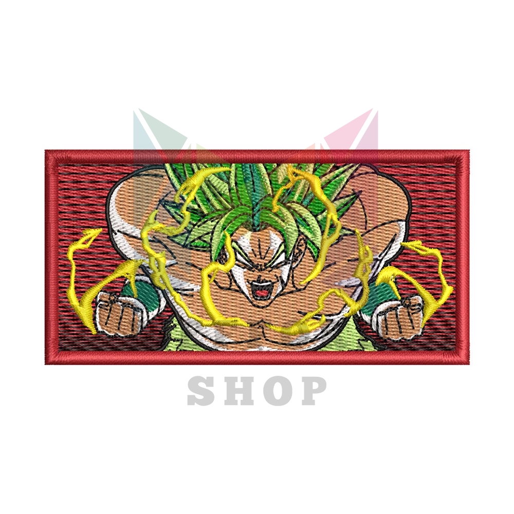 Broly Dragon Ball Embroidery design png - Inspire Uplift