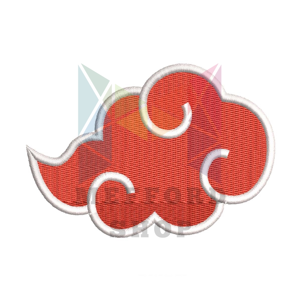 Embroidery Pattern Naruto Akatsuki Cloud png | Inspire Uplift