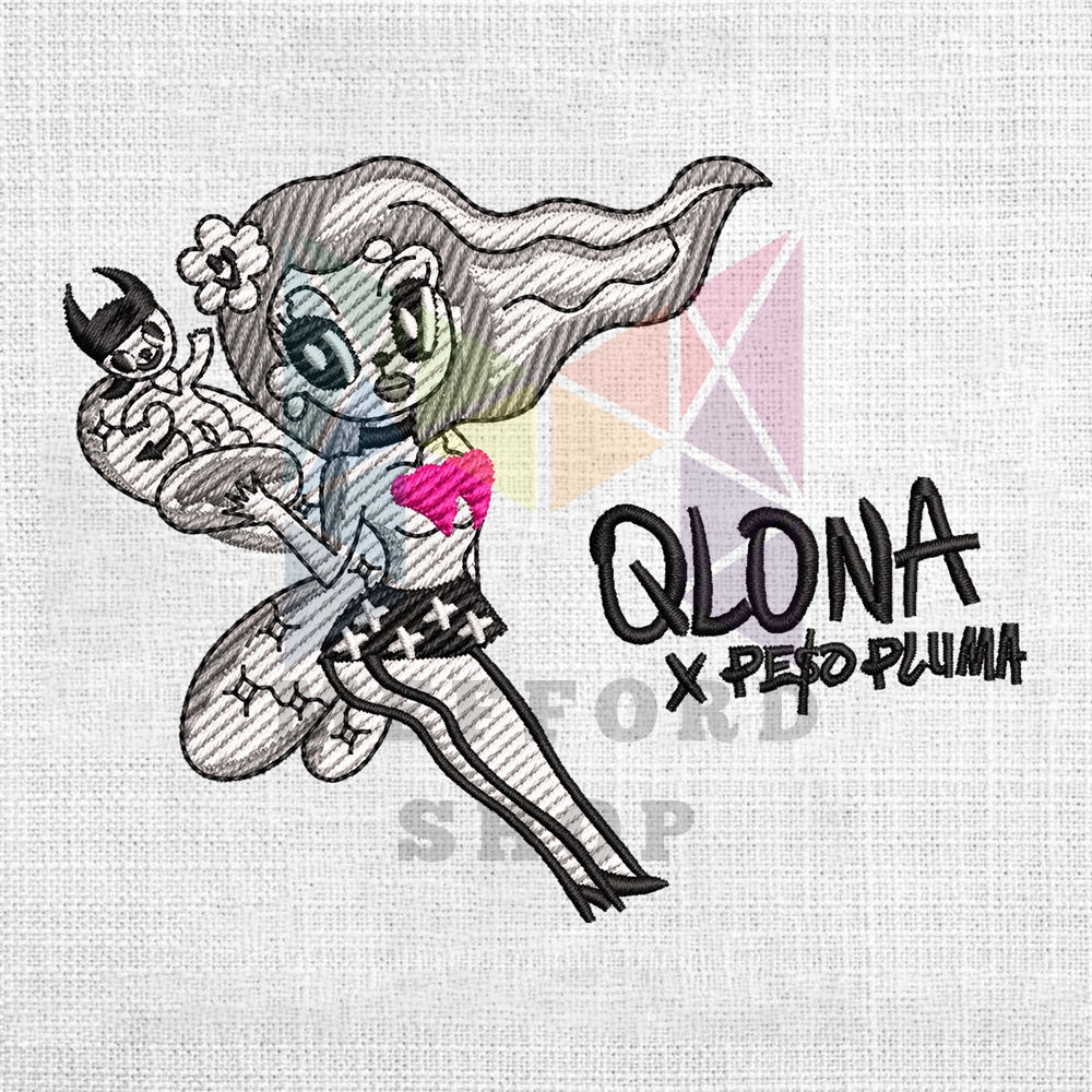 QLONA Karol G x Peso Pluma Bochita Season Album Embroidery | Inspire Uplift