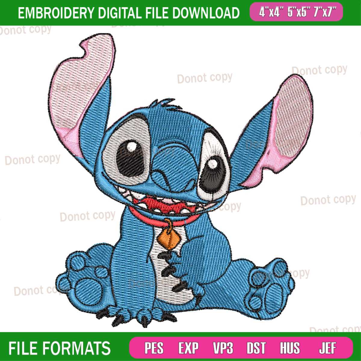 Smiling Stitch Machine Embroidery Png - Inspire Uplift