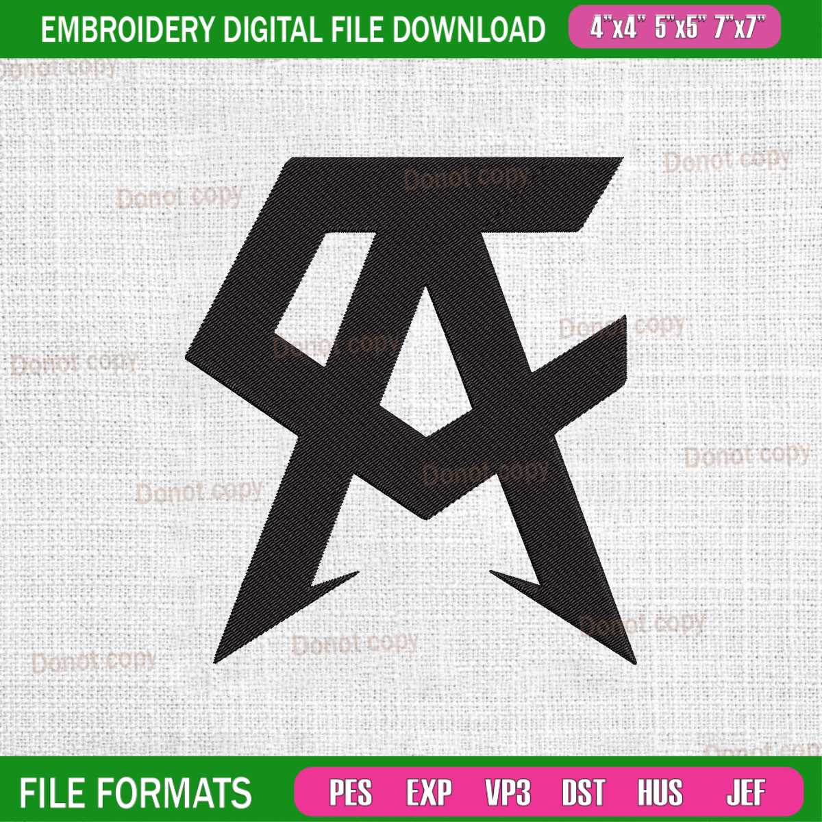 Canelo Alvarez Logo Embroidery Design Files | Inspire Uplift