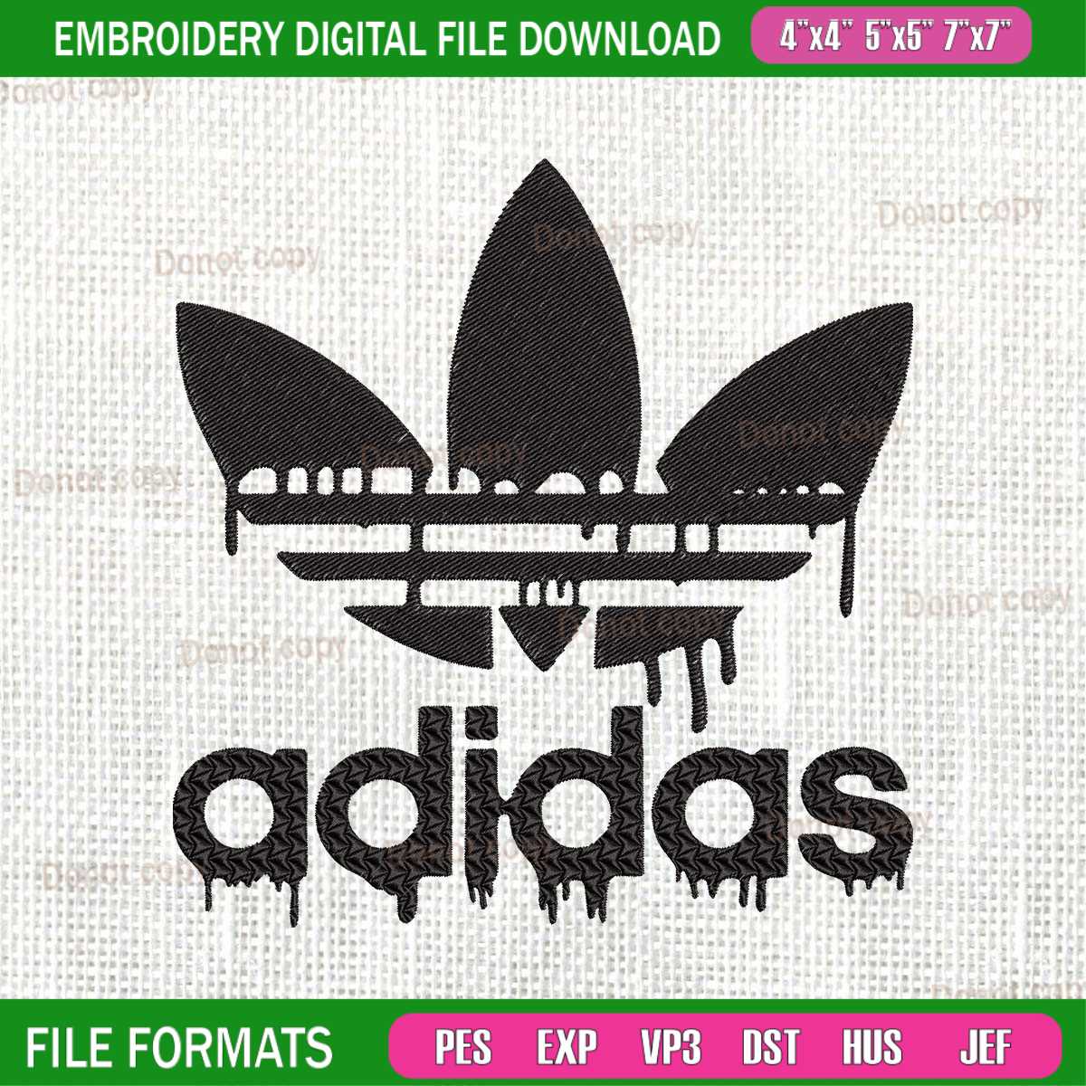 Adidas Logo Embroidery Designs | Inspire Uplift