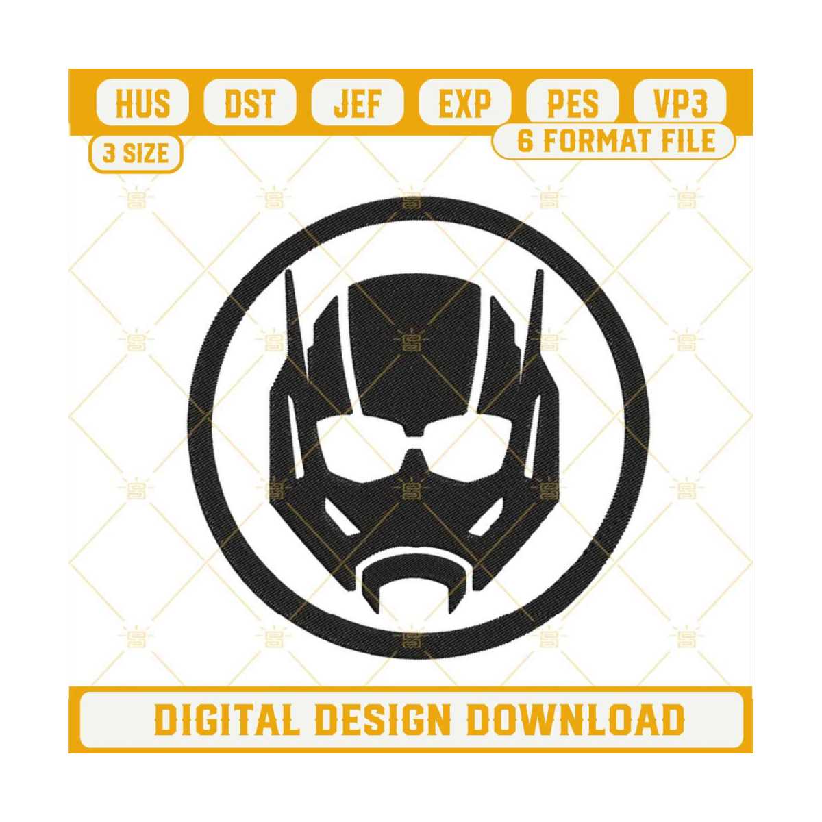 Ant Man Logo Embroidery Design, Marvel Movies Embroidery Fil | Inspire ...