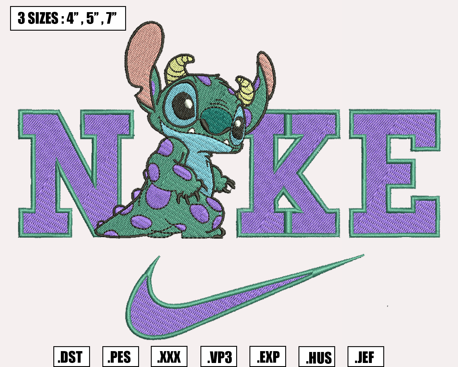 Nike Stitch Embroidery Design,Lilo And Stitch Embroidery Mac | Inspire ...
