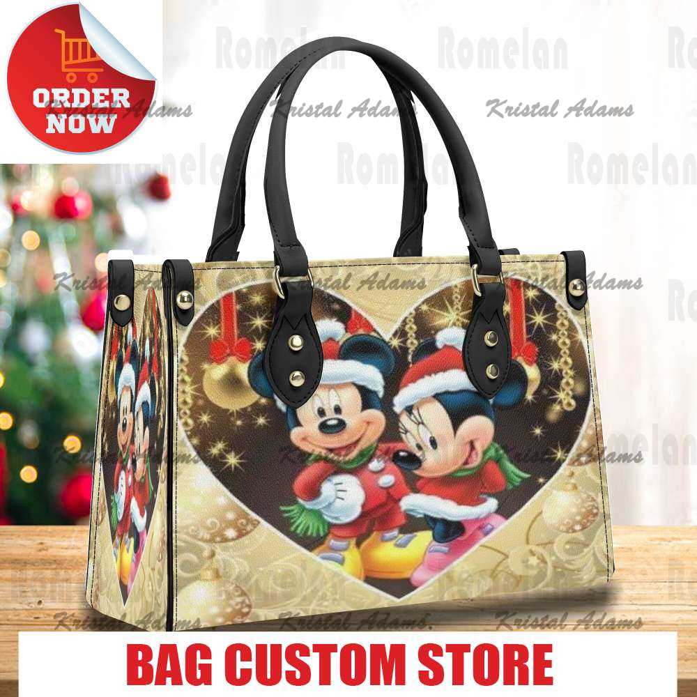 Custom Disney Character Leather Handbag, Disney Woman Purse, | Inspire ...