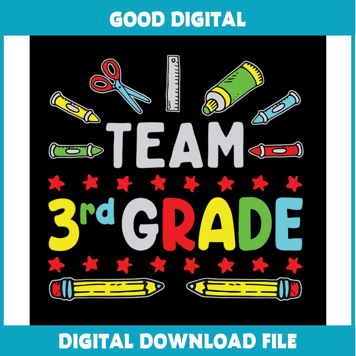I team 3rd grade, 3rd grade svg, 3rd grade shirt, gift for 3 | Inspire ...