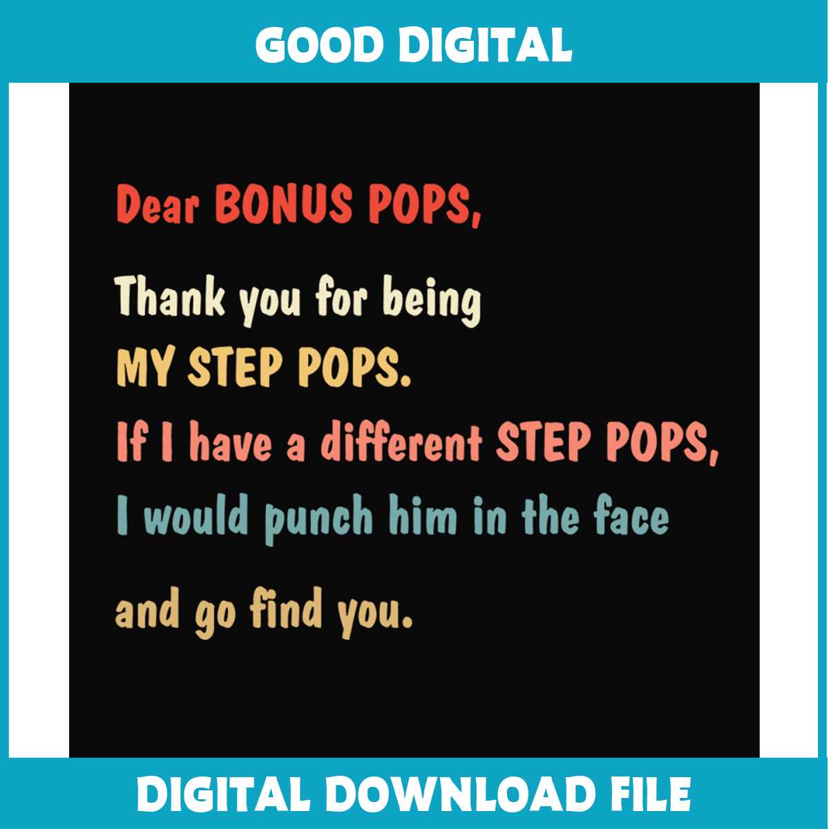 Dear Bonus Pops Svg, Fathers Day Svg, Bonus Pops Svg, Bonus - Inspire ...