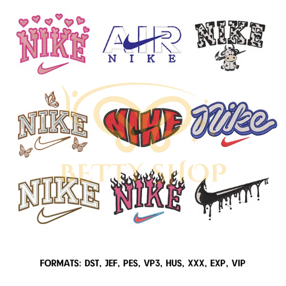 Nike embroidery design file, Swoosh nike embroidery design p | Inspire ...