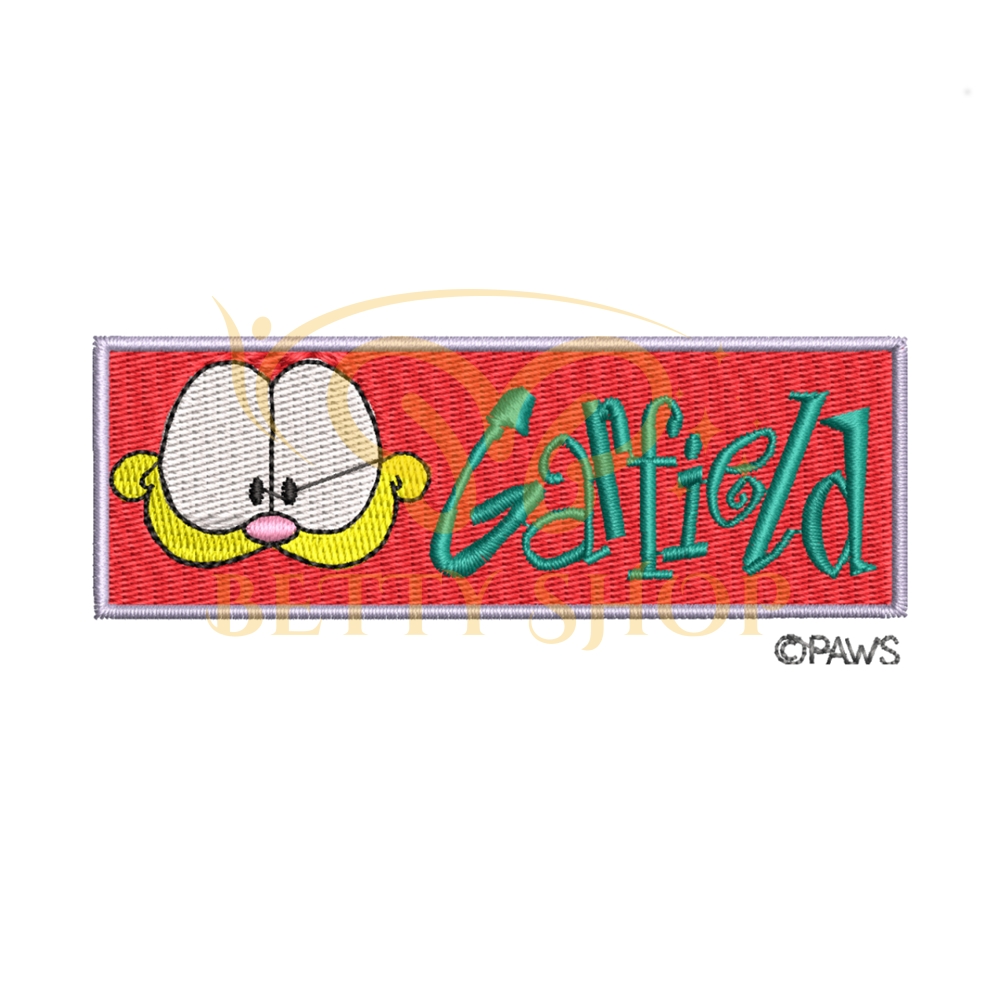 Garfield Rectangle Logo Embroidery Png | Inspire Uplift