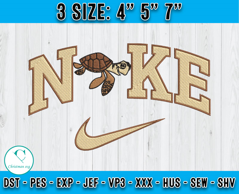Nike Squirt Embroidery, Finding Nemo Embroidery, Nike x Movi | Inspire ...