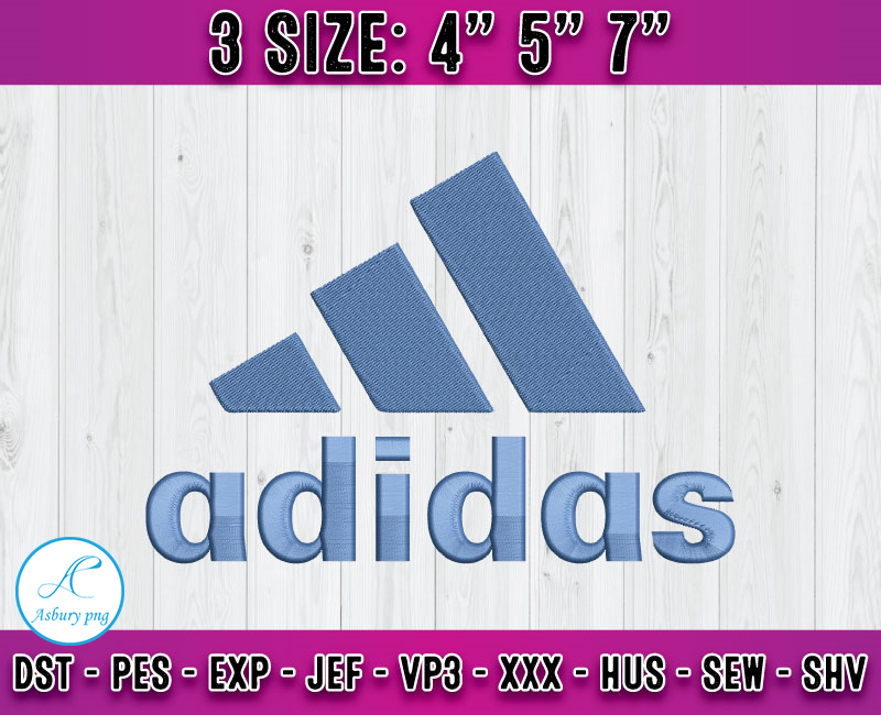 Adidas embroidery, adidas logo, logo fashion emboridery, mac | Inspire ...
