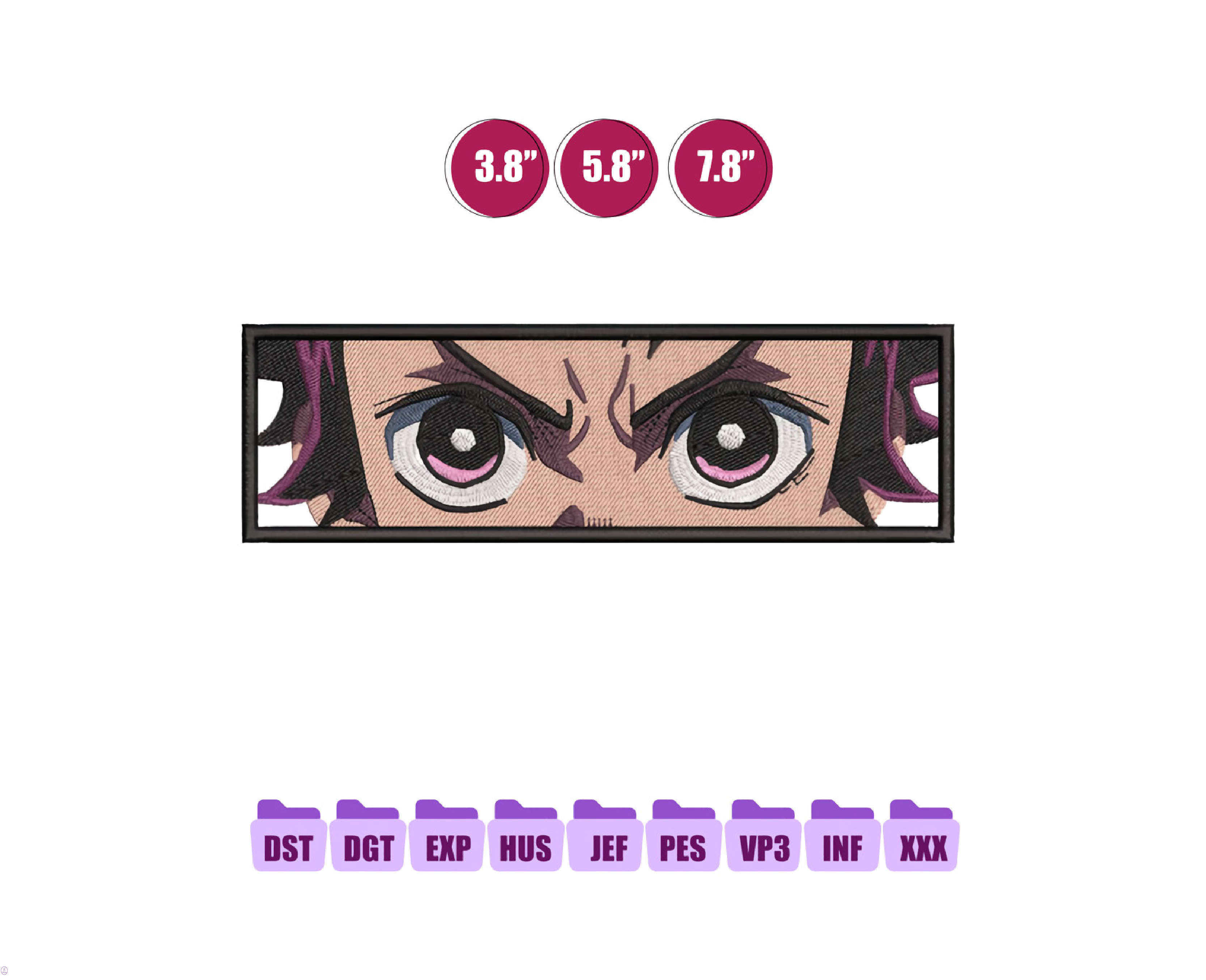 Tanjiro Box Anime Embroidery Design, Anime Embroidery Design | Inspire ...