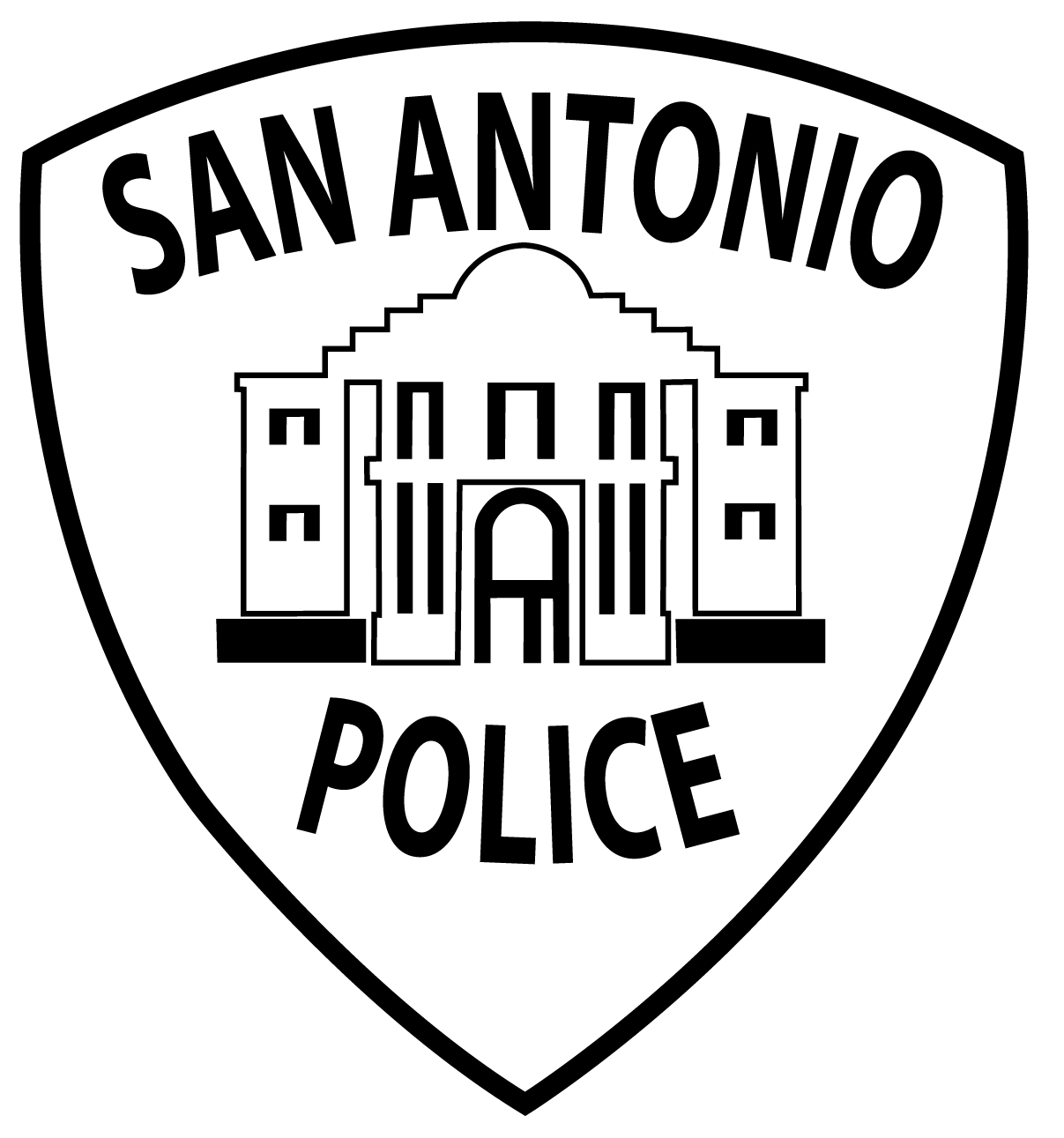 SAN ANTONIO POLICE PATCH VECTOR FILE Blank,outline vector,SV | Inspire ...