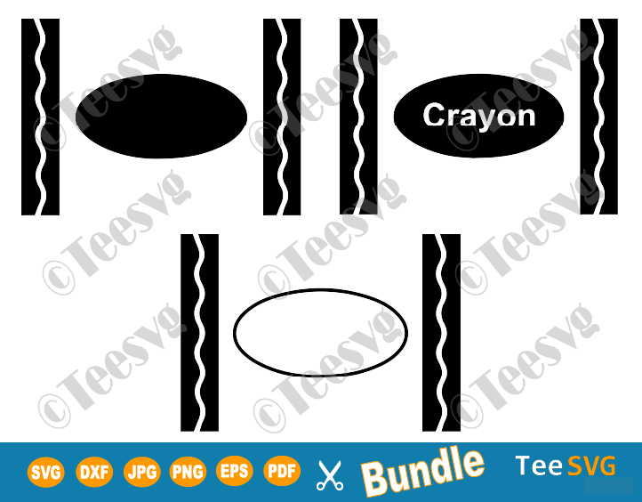 Crayon SVG File Bundle Crayons SVG Crayon Clipart PNG PDF Cr | Inspire ...
