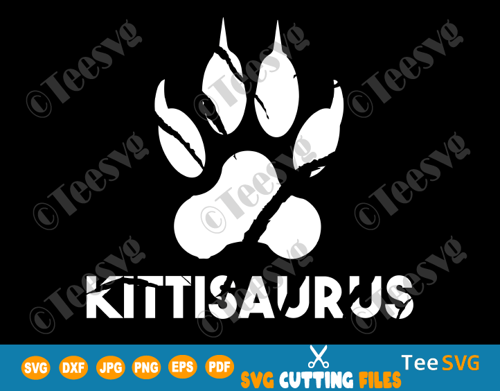 kittisaurus Lulusaurus SVG Shirt Funny Cat Lovers Gift Cats | Inspire ...