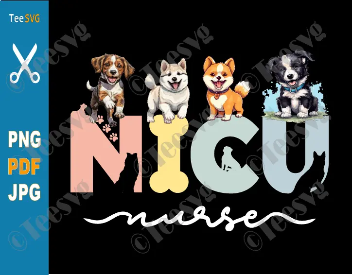 NICU Nurse Graphic Clipart Png Baby Dogs Cute Neonatal inten | Inspire ...