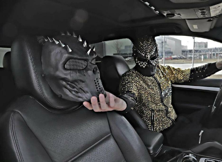 Skull Mask / Spiked Mask/ Airsoft Mask / Halloween Mask | Inspire Uplift