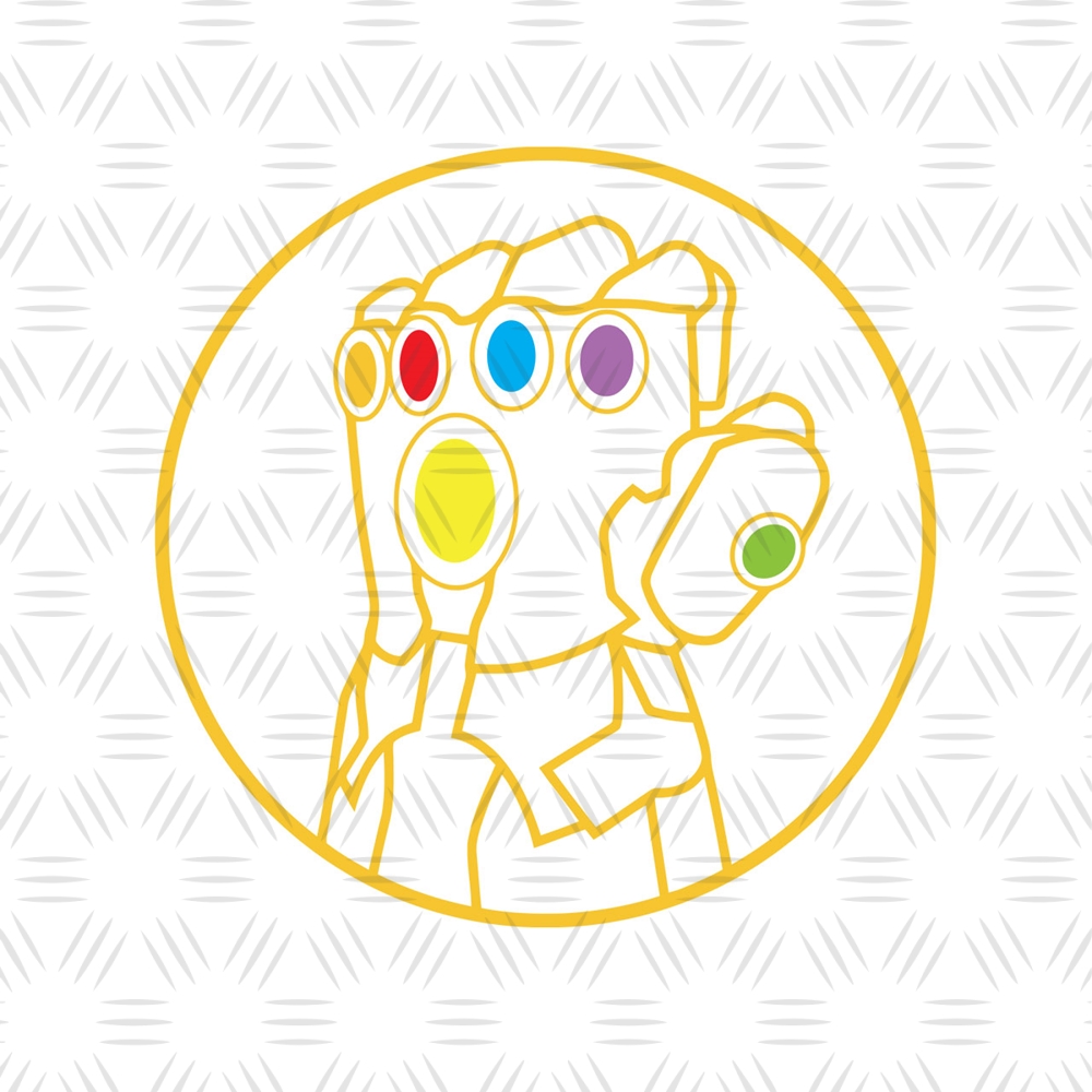 Marvel Avengers Infinity War Infinity Gauntlet SVG | Inspire Uplift
