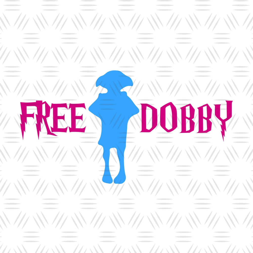 Harry Potter Free Bobby SVG Blue Purple Cricut - Inspire Uplift