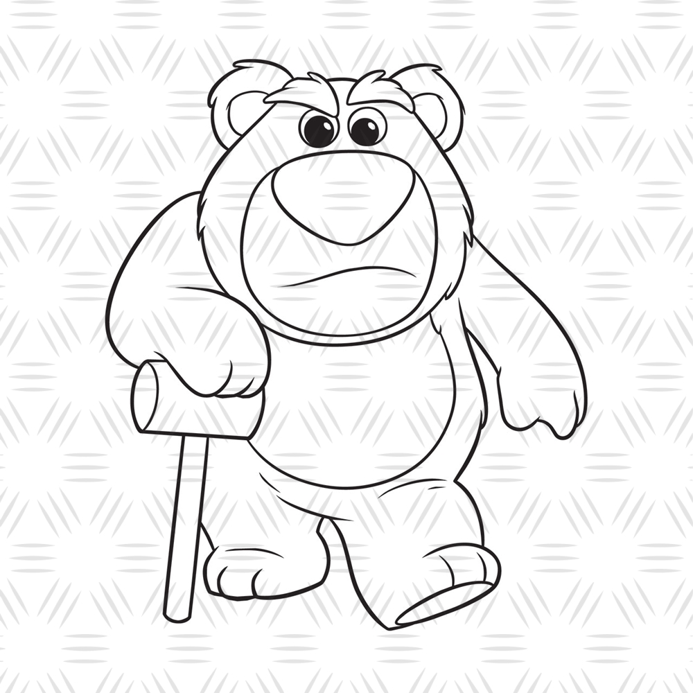Disney Cartoon Toy Story Character Lotso Hugging Bear Toy Si | Inspire ...