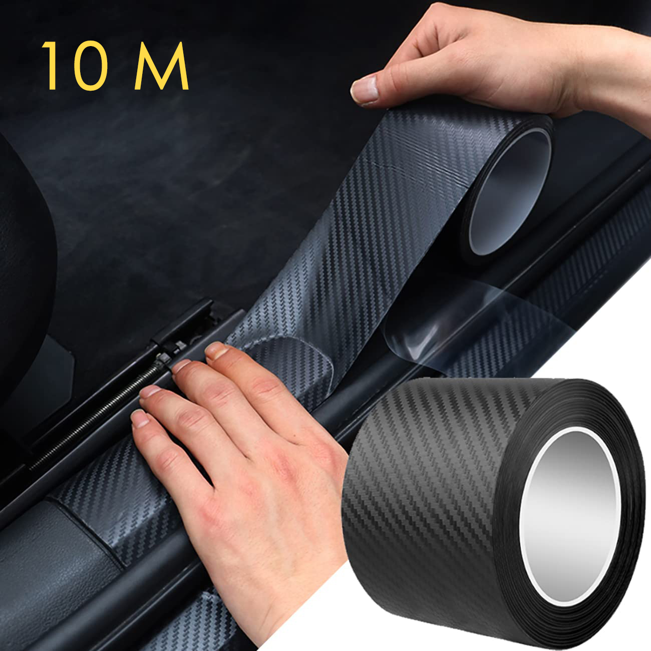 Peel & Stick Carbon Fiber Car Tape DIY 3D Protection Film | Inspire Uplift
