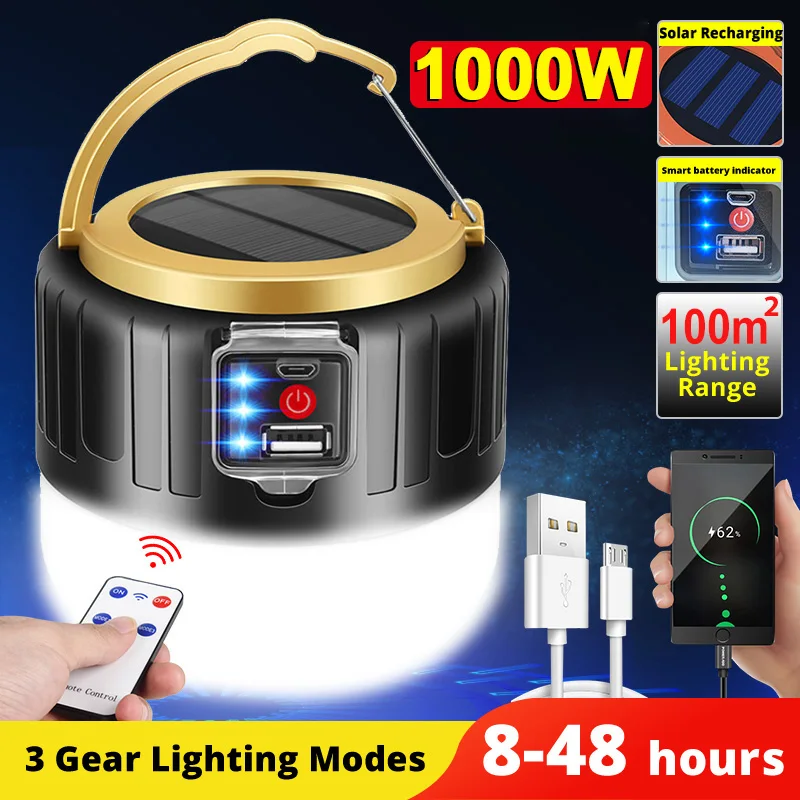 Ultra-bright solar/USB camping lantern! Waterproof, Light | Inspire Uplift