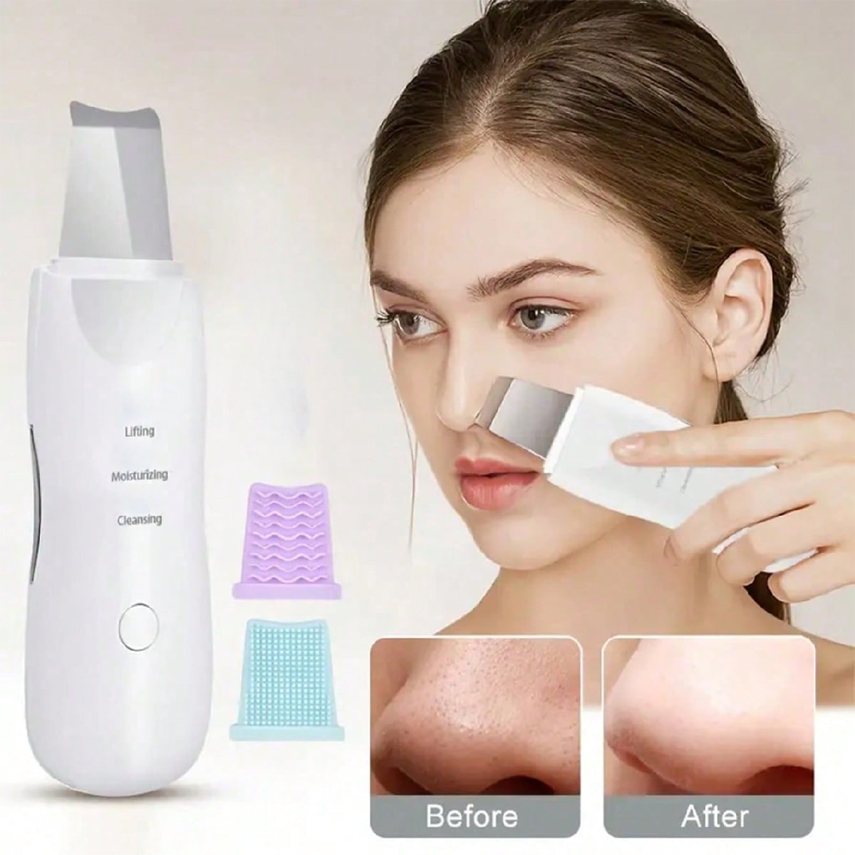 Facial Skin Scrubber - Deep Cleansing Pore Cleaner | Inspire Uplift
