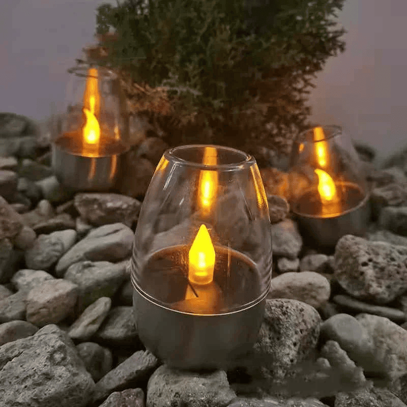Flameless LED Solar Candles – Waterproof Outdoor | Inspire Uplift