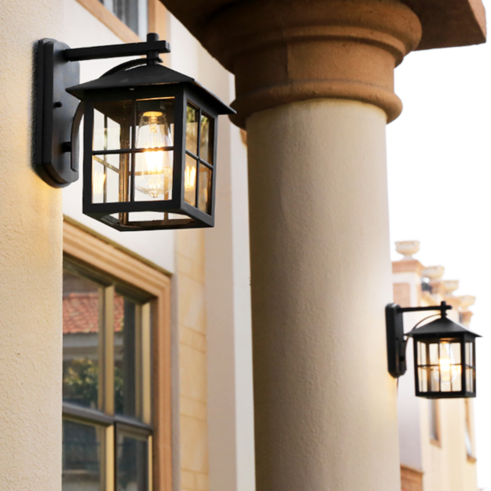 Outdoor Vintage Wall Lamp, Retro LED Porch Lighting | Inspire Uplift