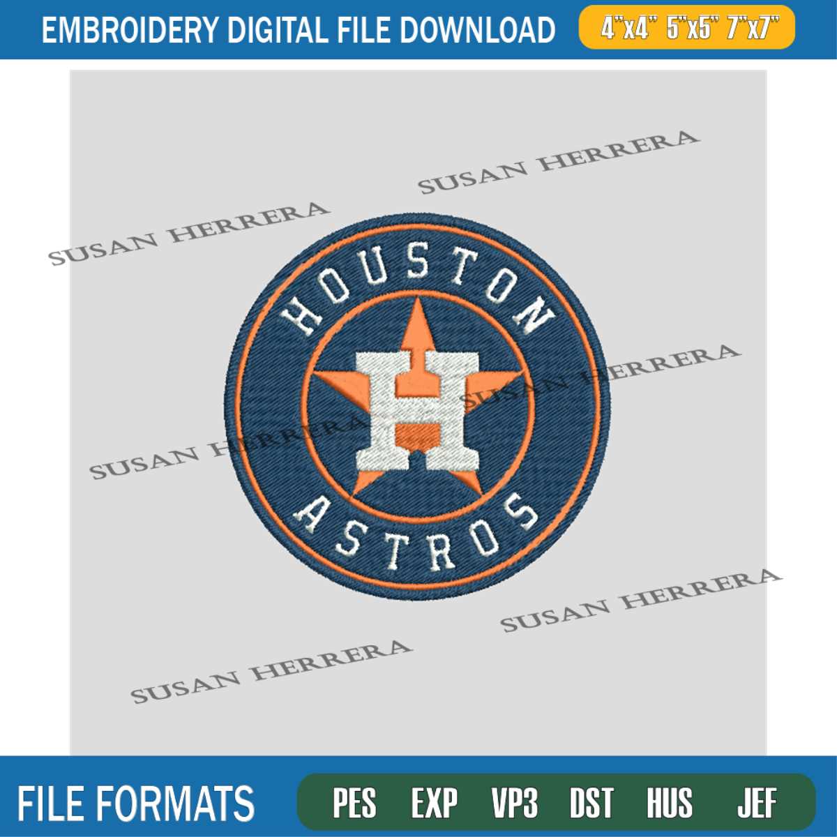 Houston Astros Embroidery Designs, MLB Logo Embroidery Files - Inspire ...