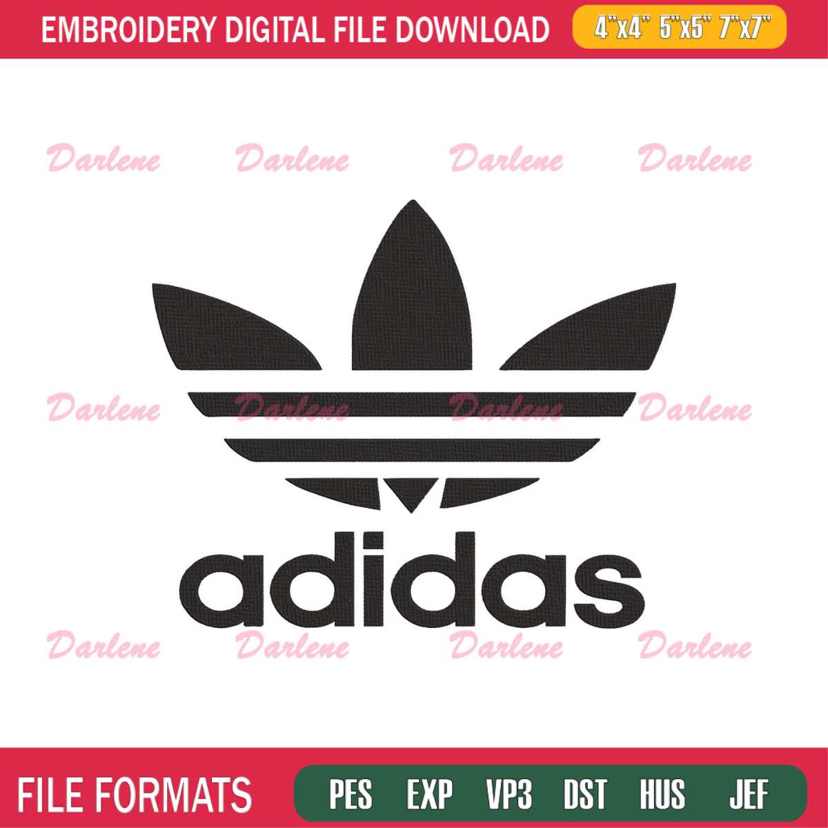Adidas Embroidery Designs, Adidas Logo Machine Embroidery De | Inspire ...