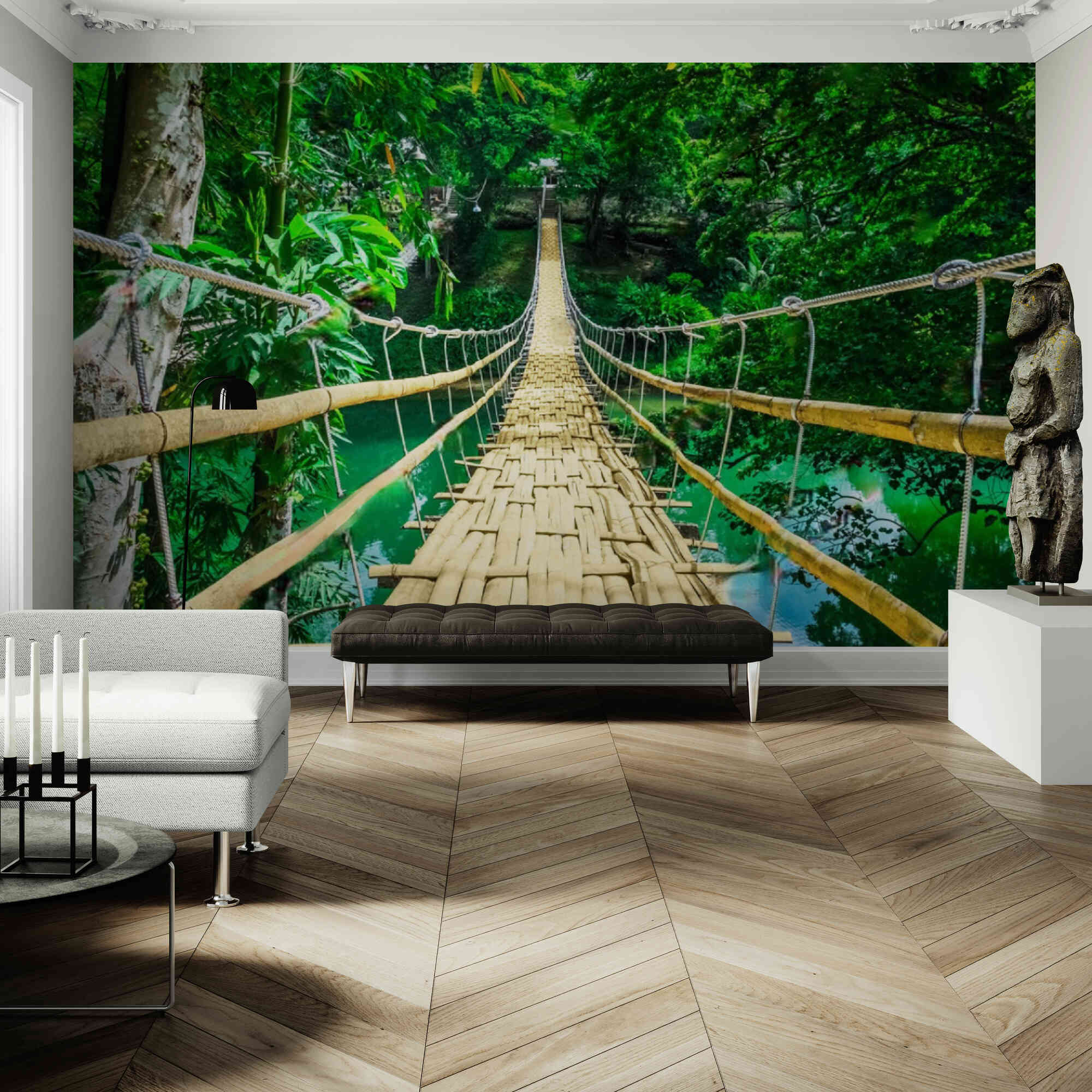 Wall Decor Ideas For Dining Room - Bridge Over River | Inspire Uplift