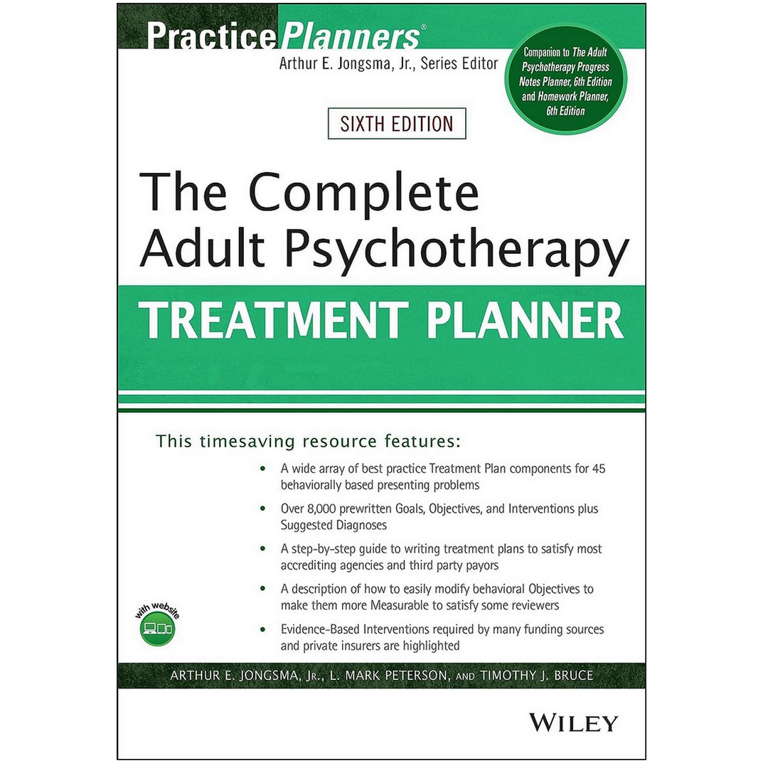 The Complete Adult Psychotherapy Treatment Planner (Practice | Inspire ...