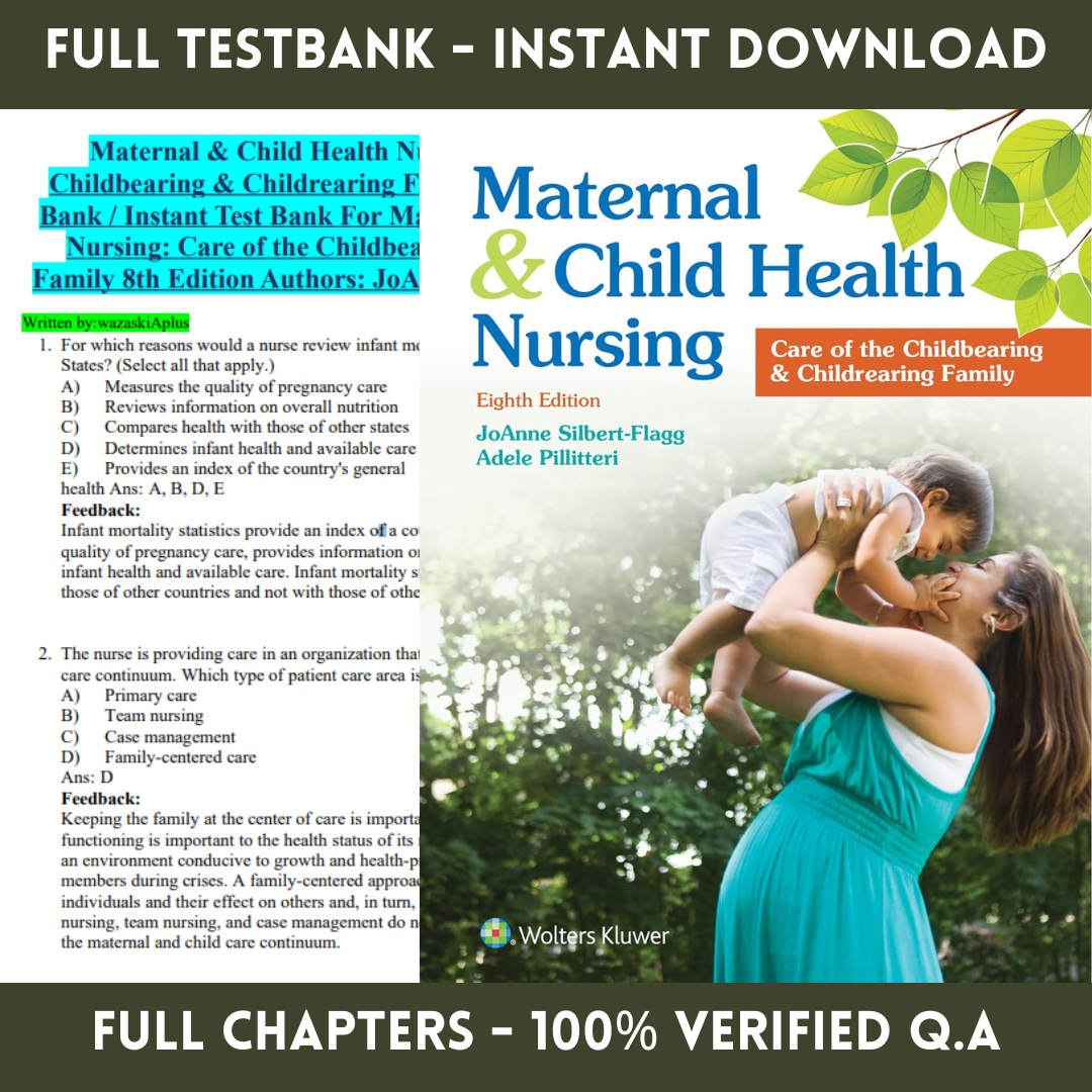 Latest 2023 Maternal and Child Health Nursing: Care of the C - Inspire ...