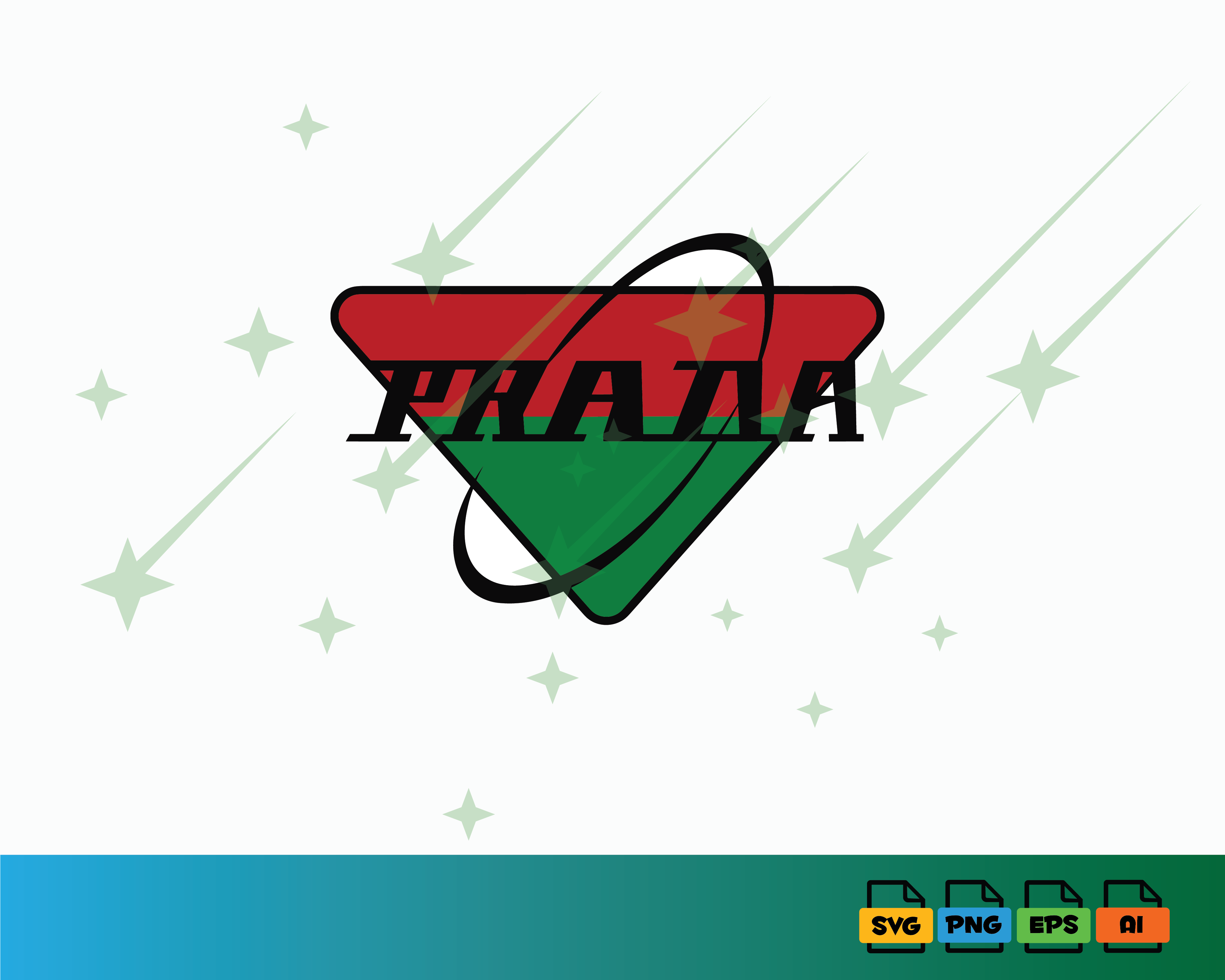 Prada Red / Green - SVG and PNG Formats - For Cricut and Can - Inspire ...